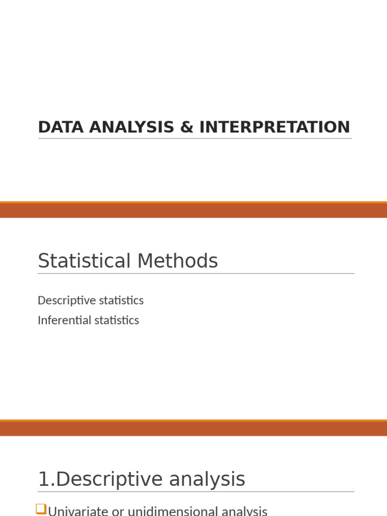 Data Analysis & Interpretation | PDF