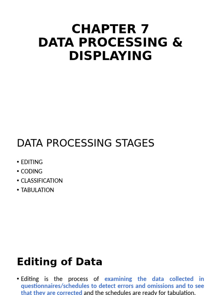 Data Processing | PDF