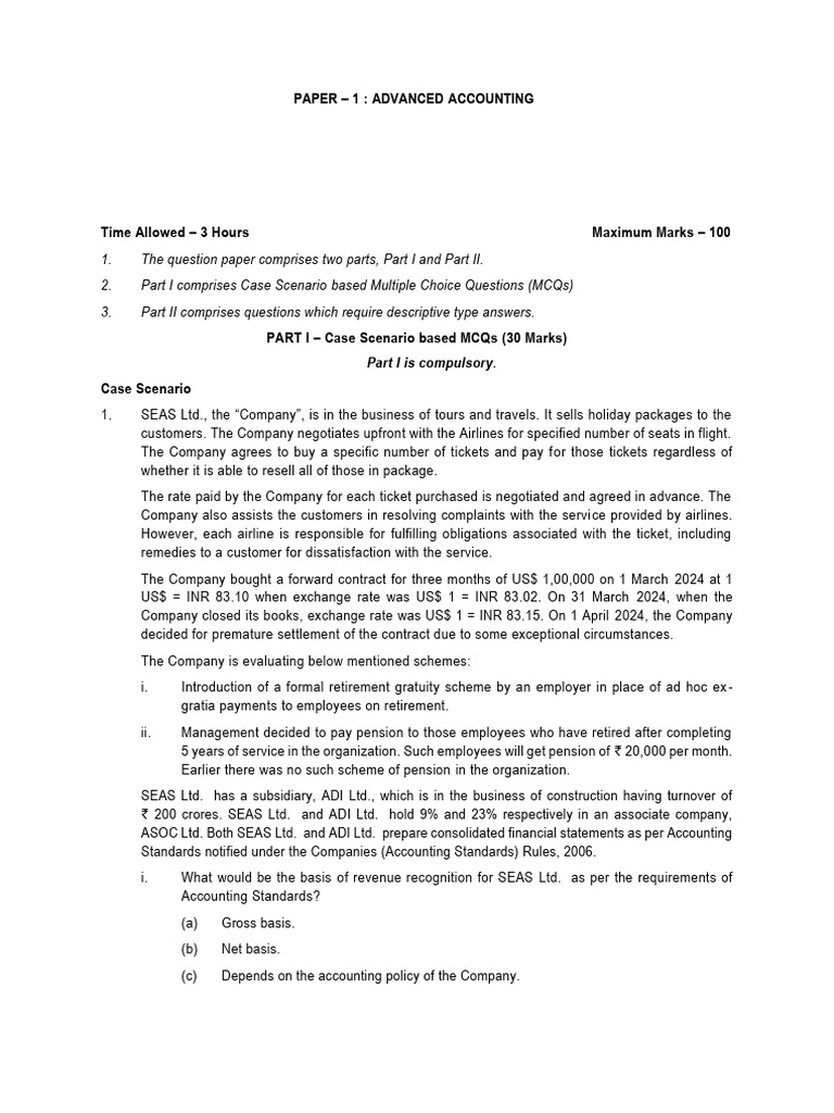 Adv Question Paper | PDF