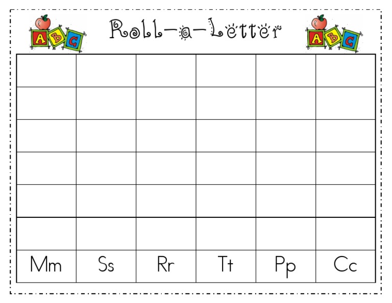 Roll A Letter | PDF