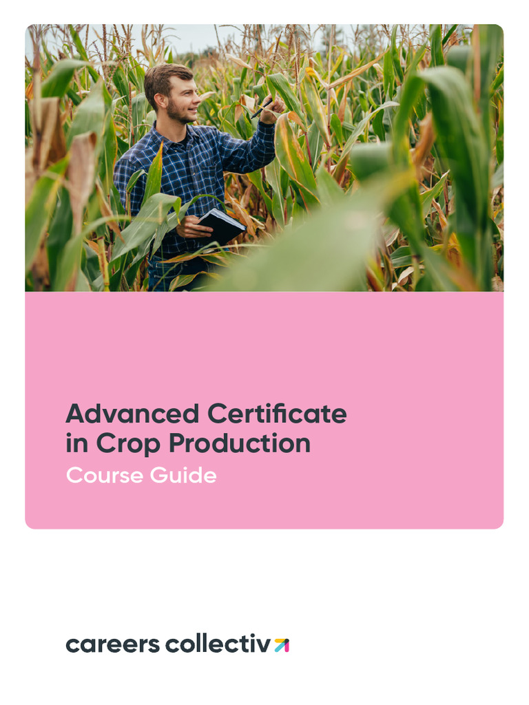 Advanced Crop Production Certificate Guide | PDF | Horticulture ...