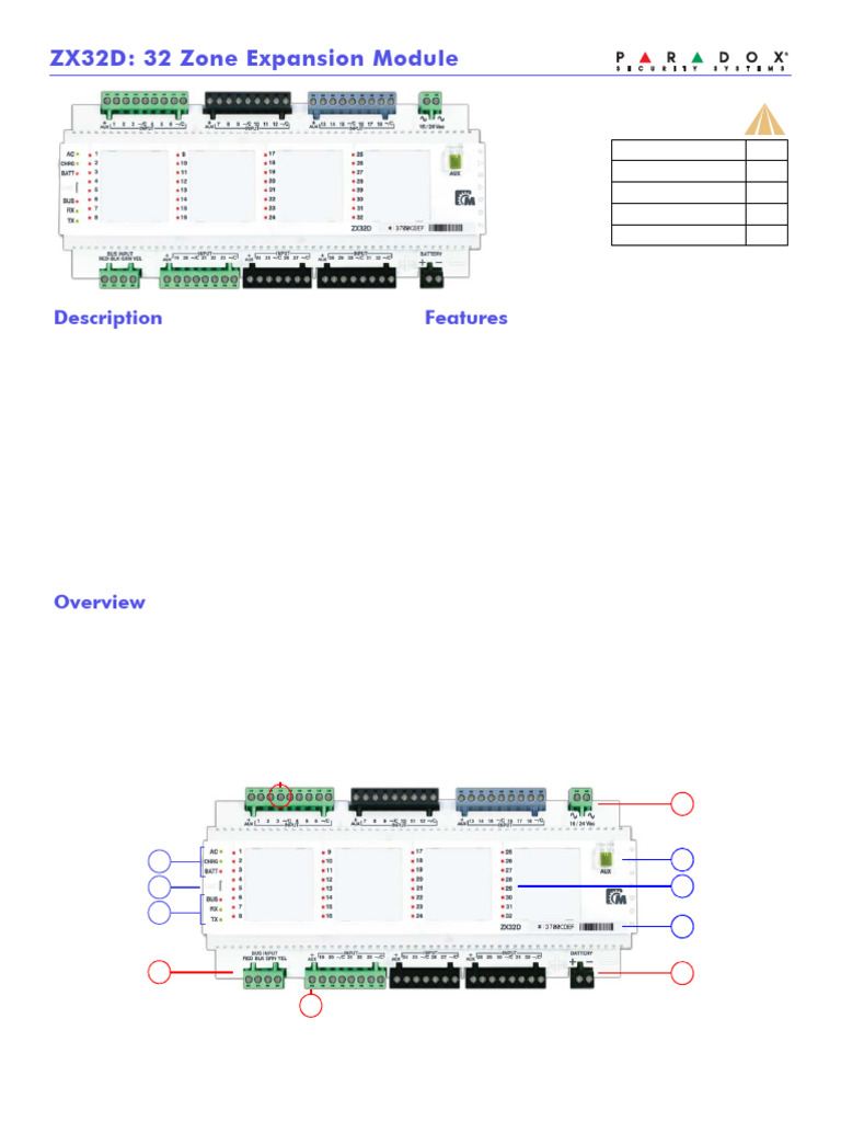 ZX32D Data Sheet 00 | PDF