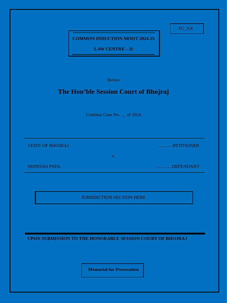 CIM Prosecution Template MSword | PDF | Mootness | Prosecutor