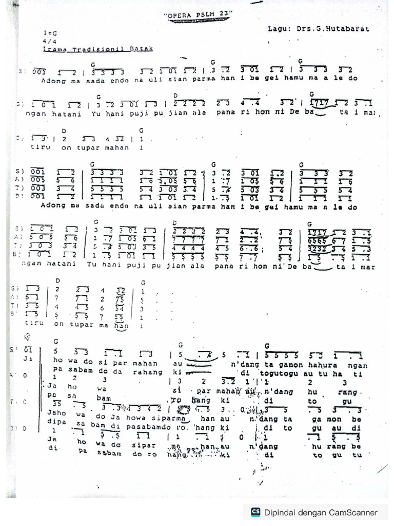 Koor Opera Psalmen | PDF