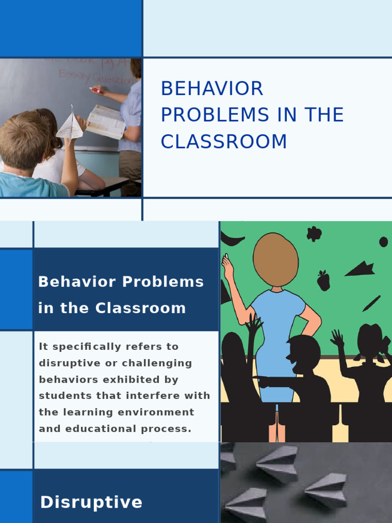 Behavior Problems in The Classroom | PDF