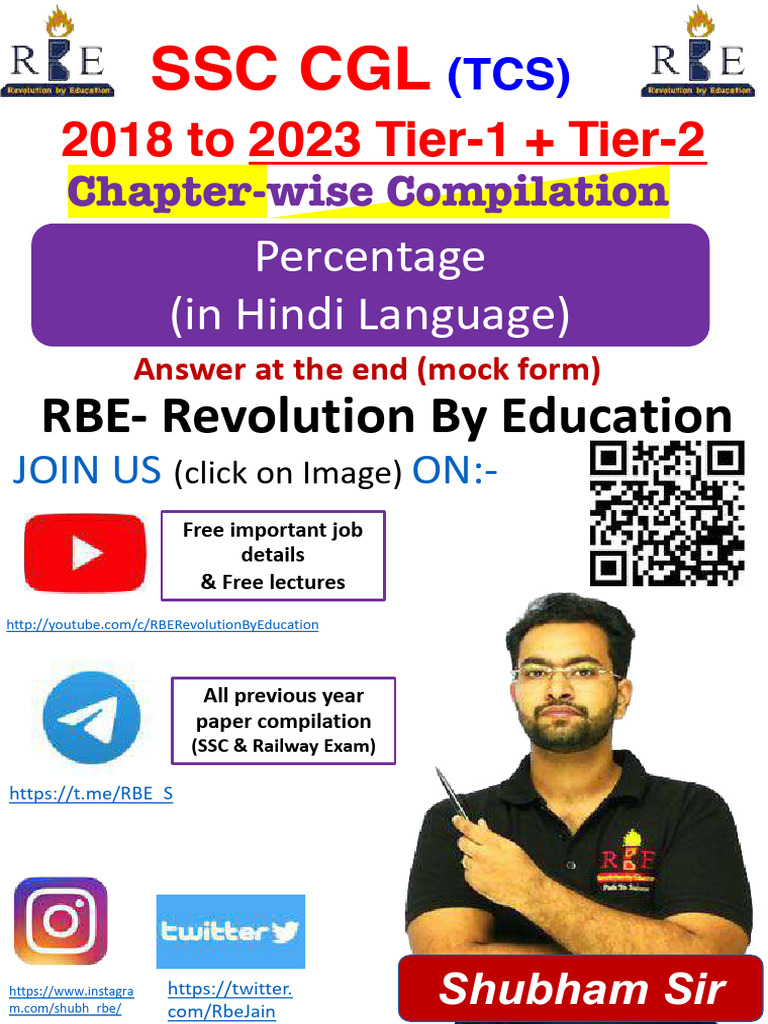 011 Chapter Wise PDF SSC PYQ 2020 To Present CGL 2018 To 20 | PDF