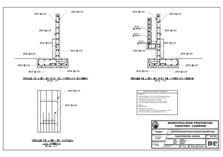 4.1. Bocatoma Estruc | PDF