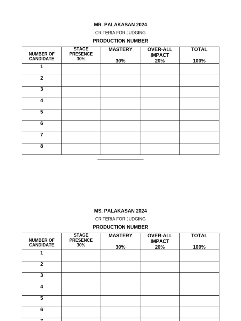 Palakasan 2024 | PDF