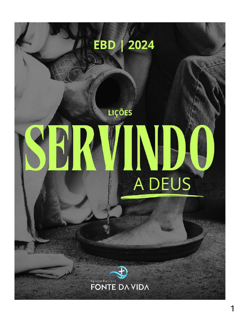Apostila EBD 2024 - Servindo a Deus | PDF