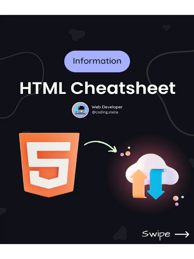 Html Cheat Sheet Pdf