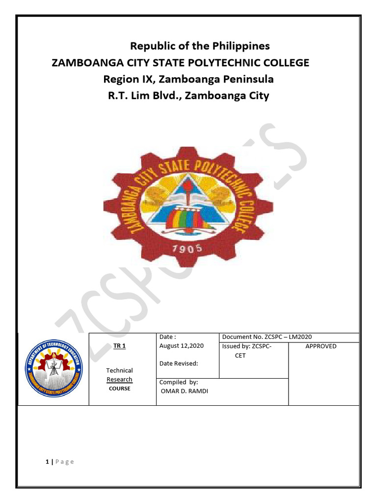 Technical Research Module | PDF