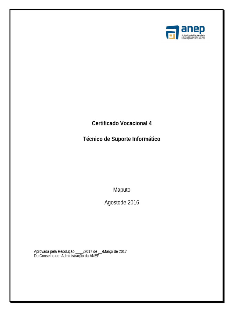 CV4 em Técnico de Suporte Informático | PDF