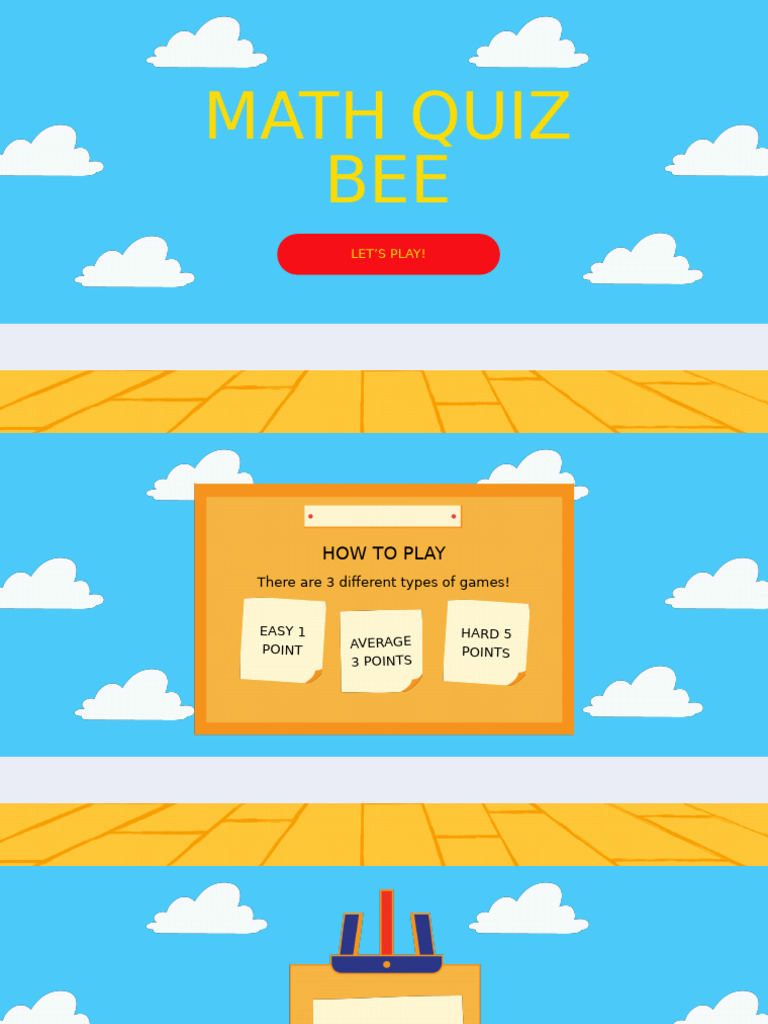 Math Quiz Bee Elem | PDF