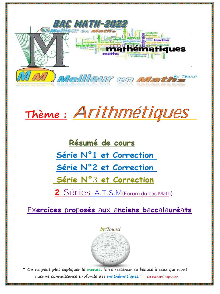 Arithmétique Tunisie | PDF
