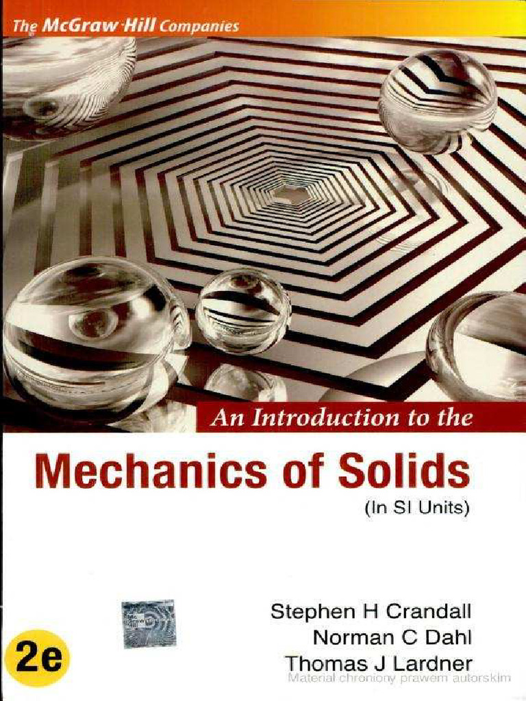 Mechanics of Solids Crandall | PDF