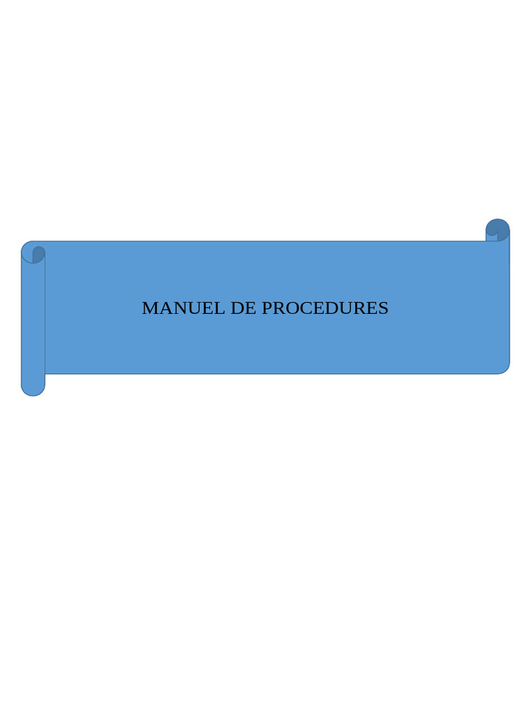 Manuel de Procedure | PDF