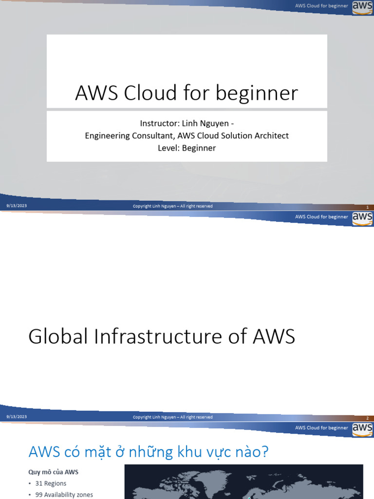 Global Infrastructure of AWS | PDF