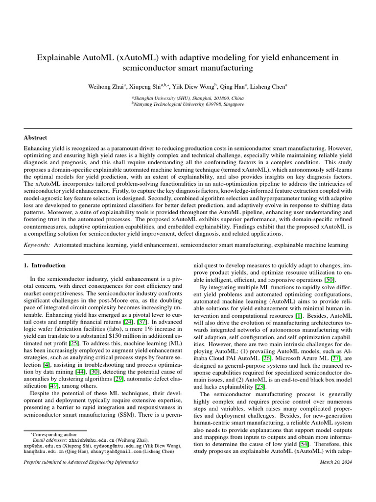 Ecplainable AutoML | PDF