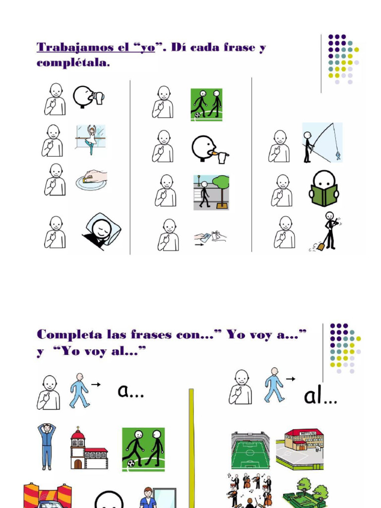 Pronombre Yo - Yo Voy A | PDF
