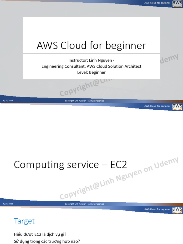 Computing Service - EC2 | PDF
