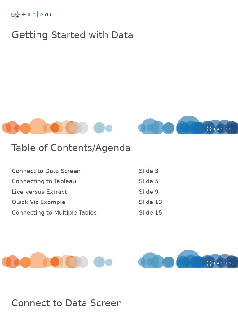 3.0 Getting Started With Data | PDF