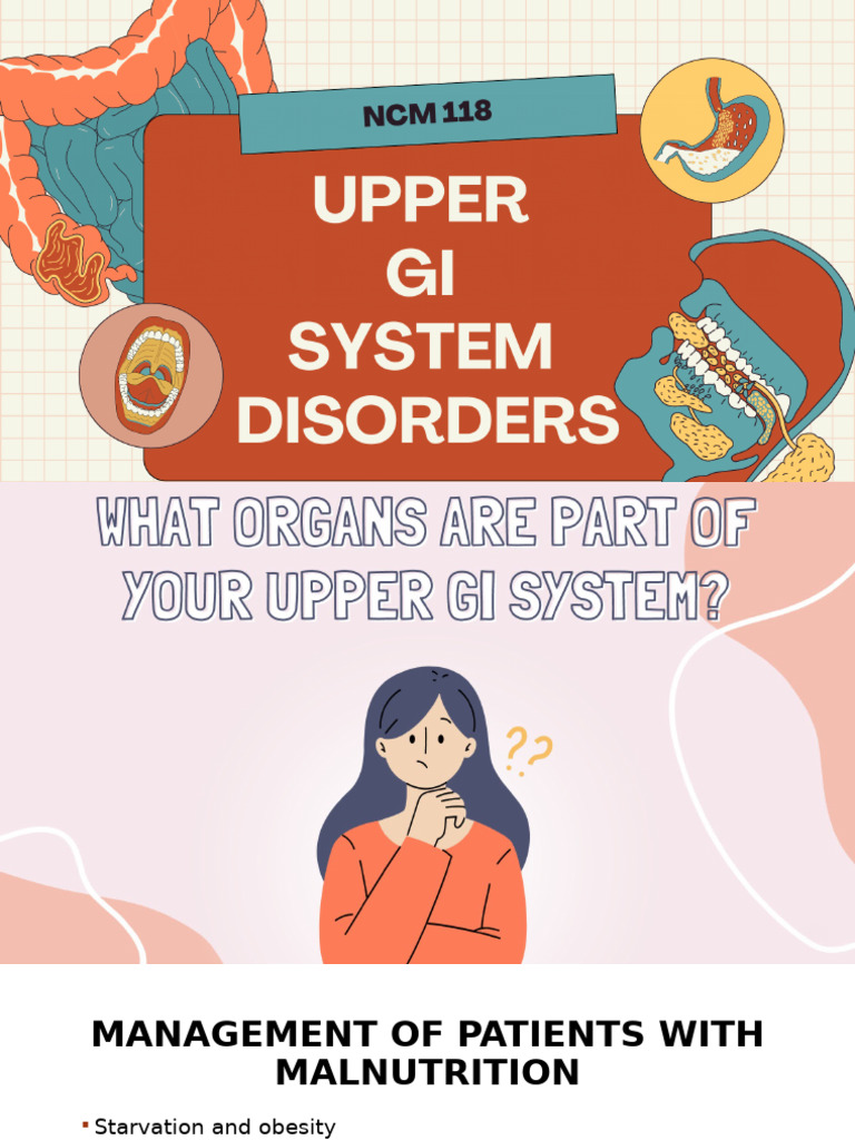 Upper Gi System Disorders 1 2 | PDF