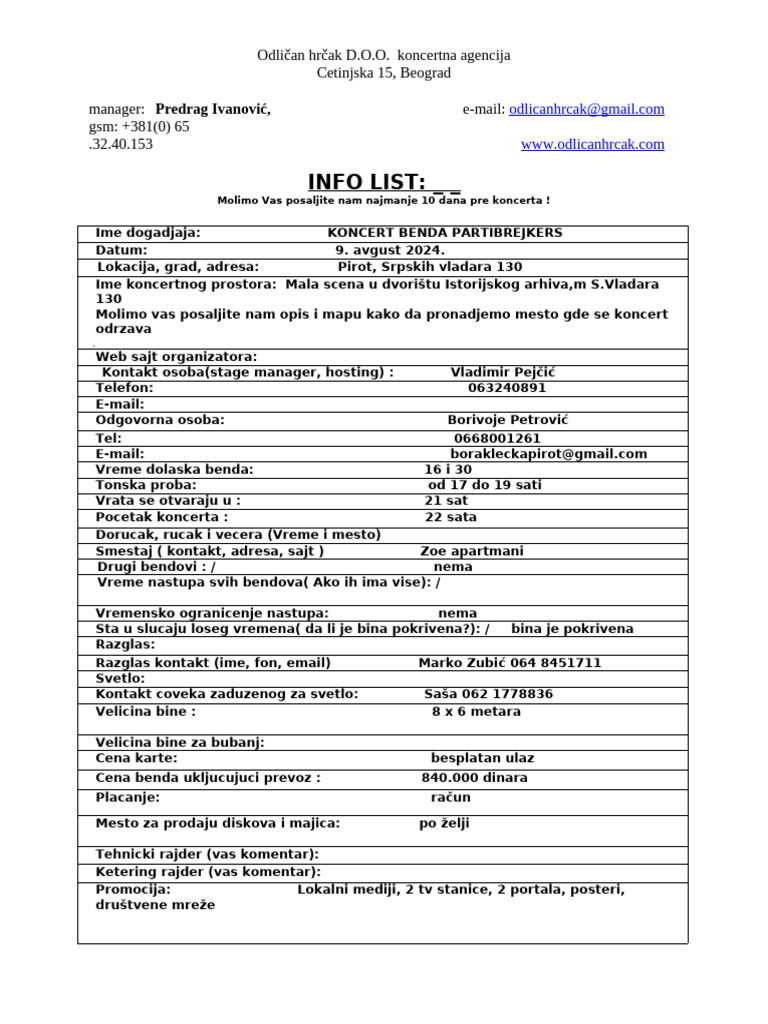 Hrcak Info Sheet | PDF