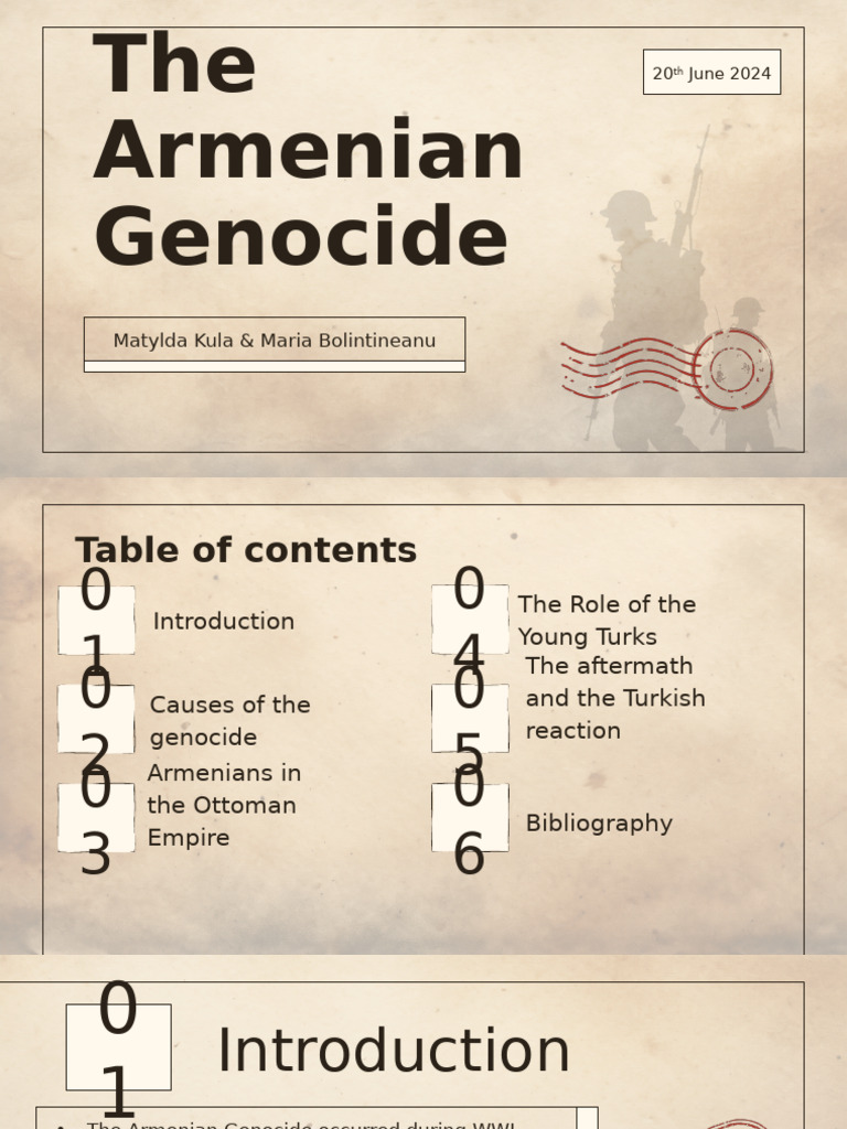 Armenian Genocide Presentation | PDF
