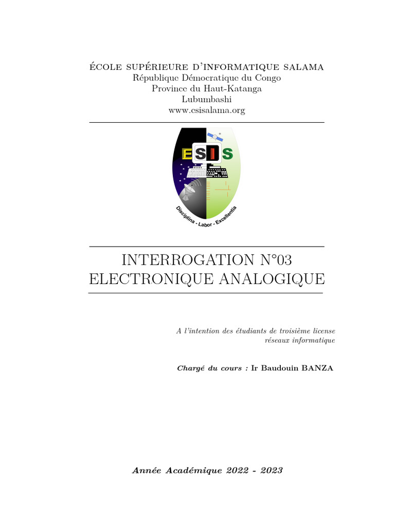 Interrogation N°02 ELN AN 2023 | PDF