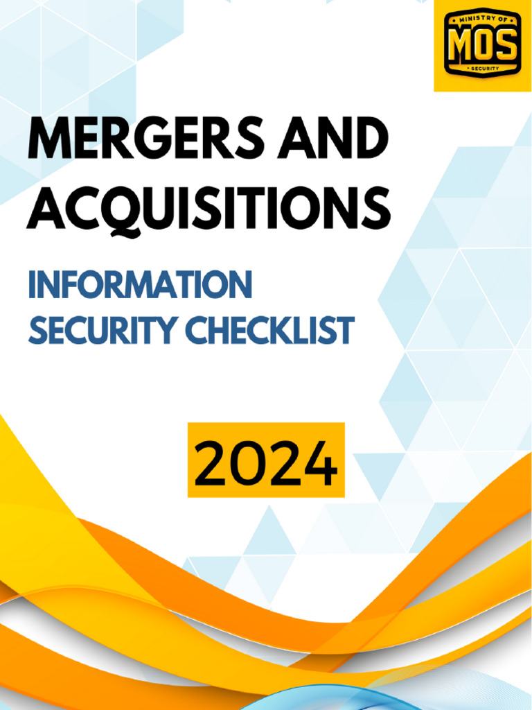 M&A Information Security Checklist | PDF