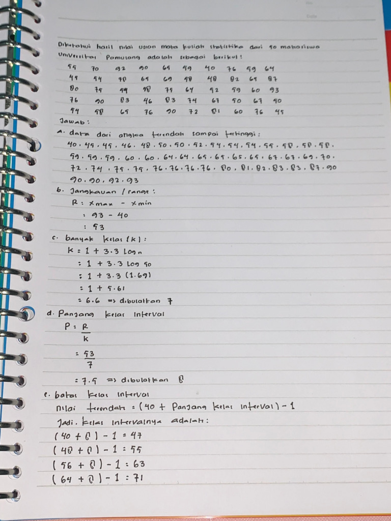 Statistik Fordis 4 (Soal 2) | PDF