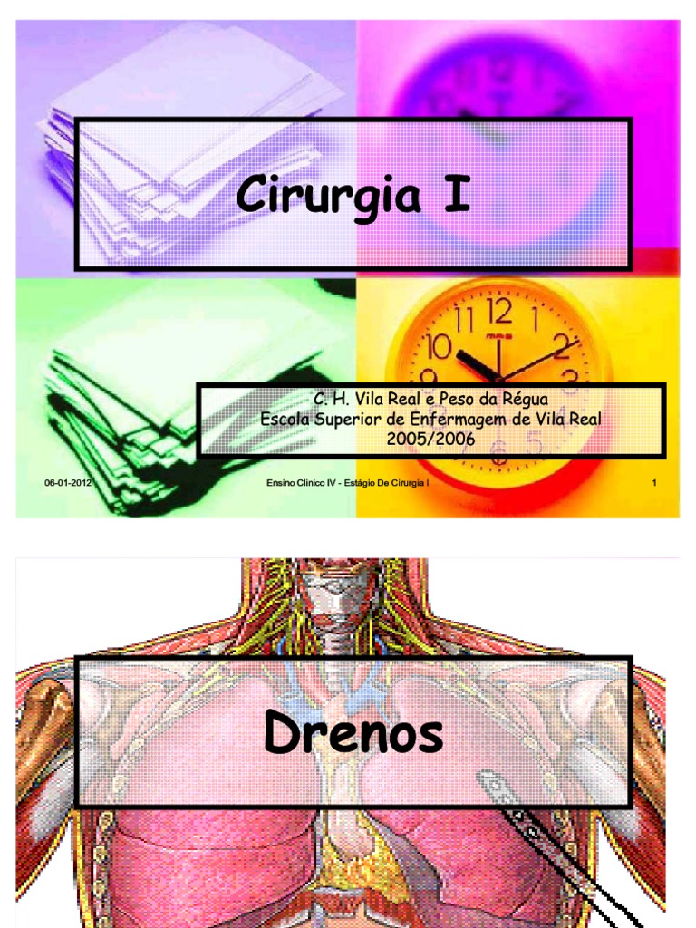 Tipos e Cuidados com Drenos Cirúrgicos | PDF | Especialidades médicas ...