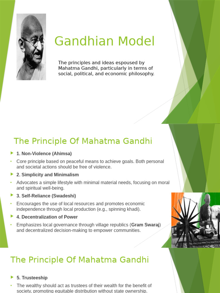 Gandhian Model | PDF