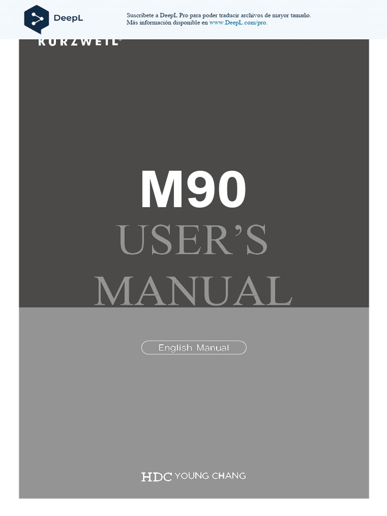 M90-Users - Manual Es | PDF