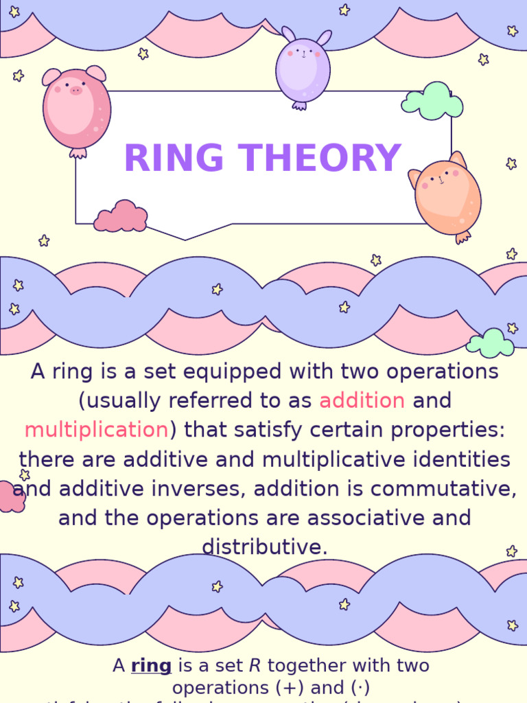 18 Ring Theory | PDF