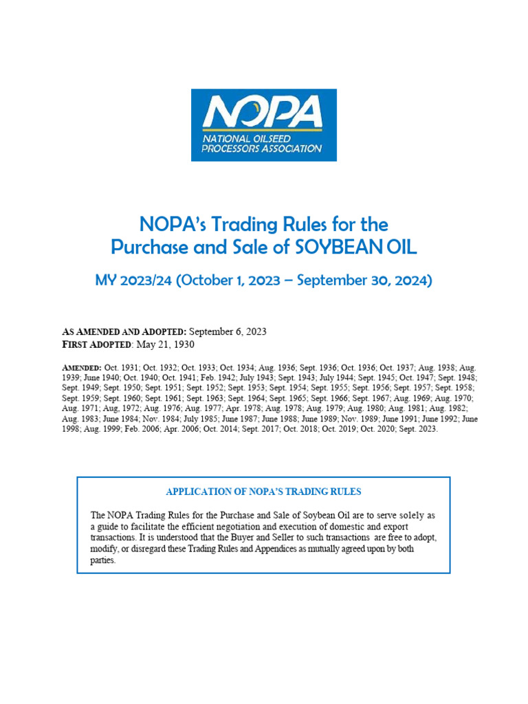 NOPA 2024 SBO-Rules-and-Appendices-MY2023-24 - FINAL100123 | PDF