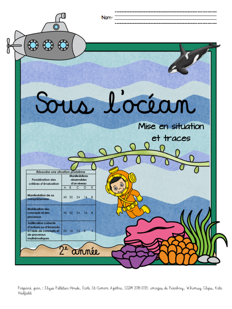 Resoudre Sous L'ocean 2e | PDF