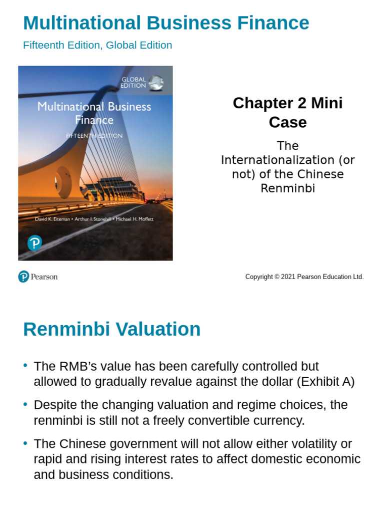 Chapter 2 - Practical Activity - The Internationalization (Or Not) of The Chinese Renminbi | PDF