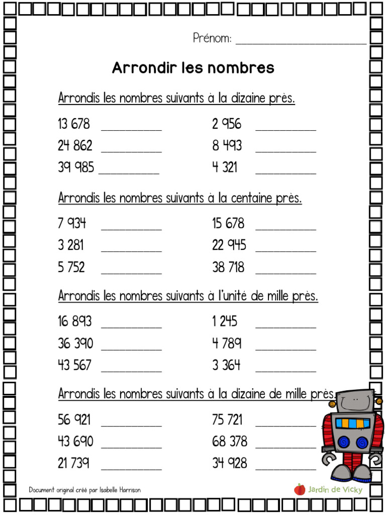 Arrondir Les Nombres | PDF