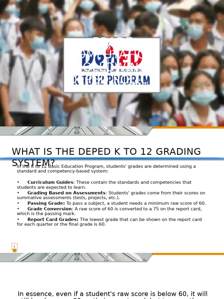 Grade Computation Following Deped Policy | PDF