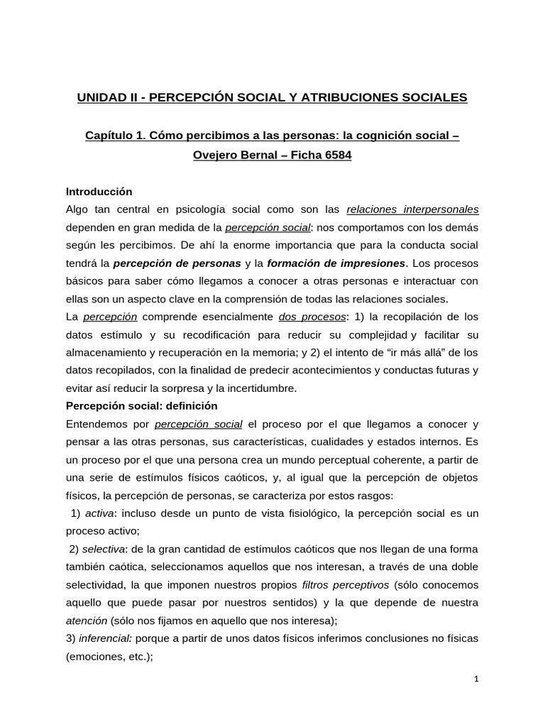 Psico social final unidad 2 | PDF