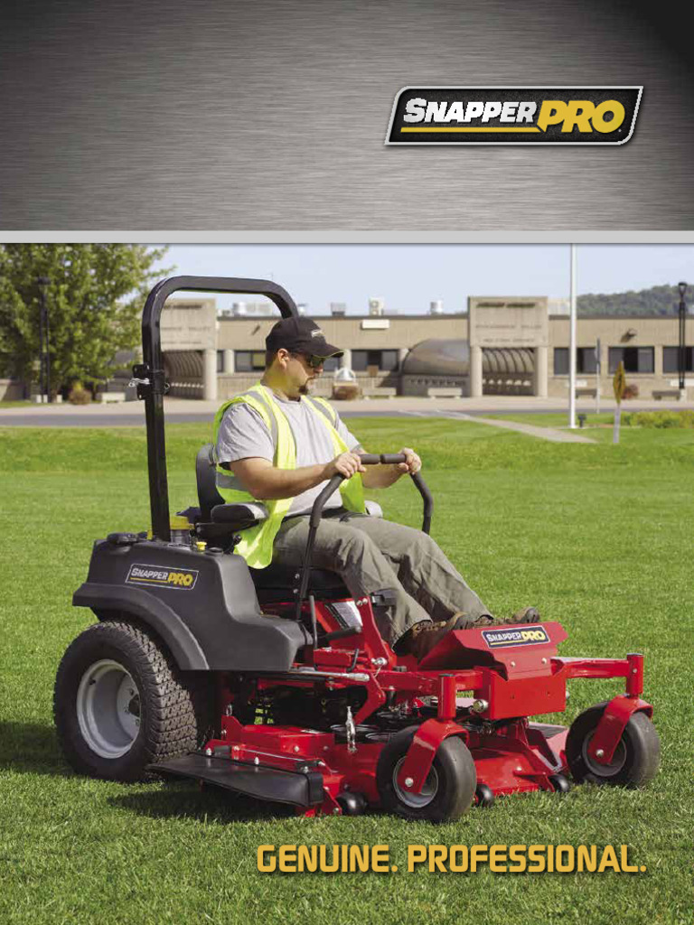 SNAPPER ZTR BROCHURE | PDF