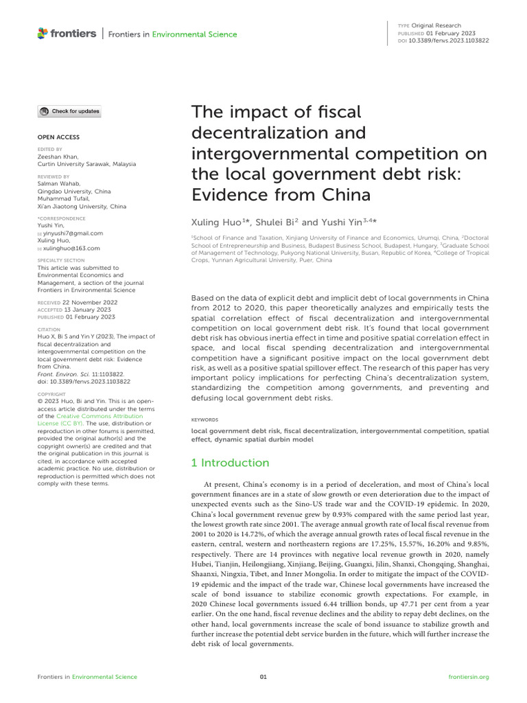 Government Financing | PDF