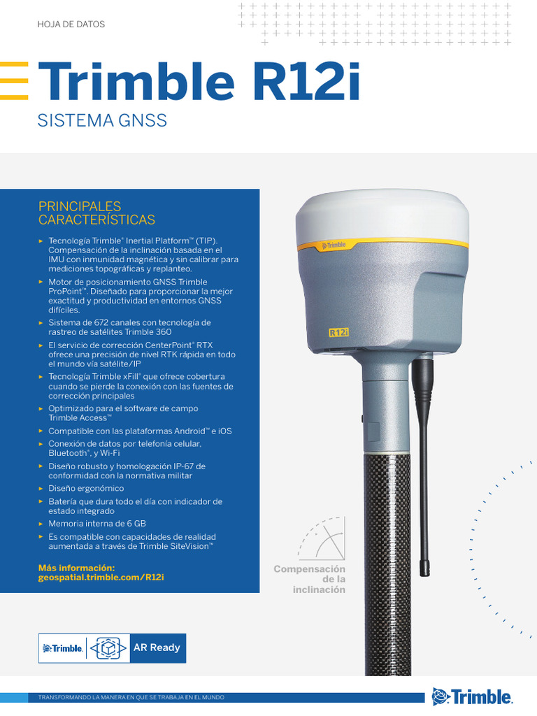 R12i Trimble | PDF | Mobile Technology | Navigation
