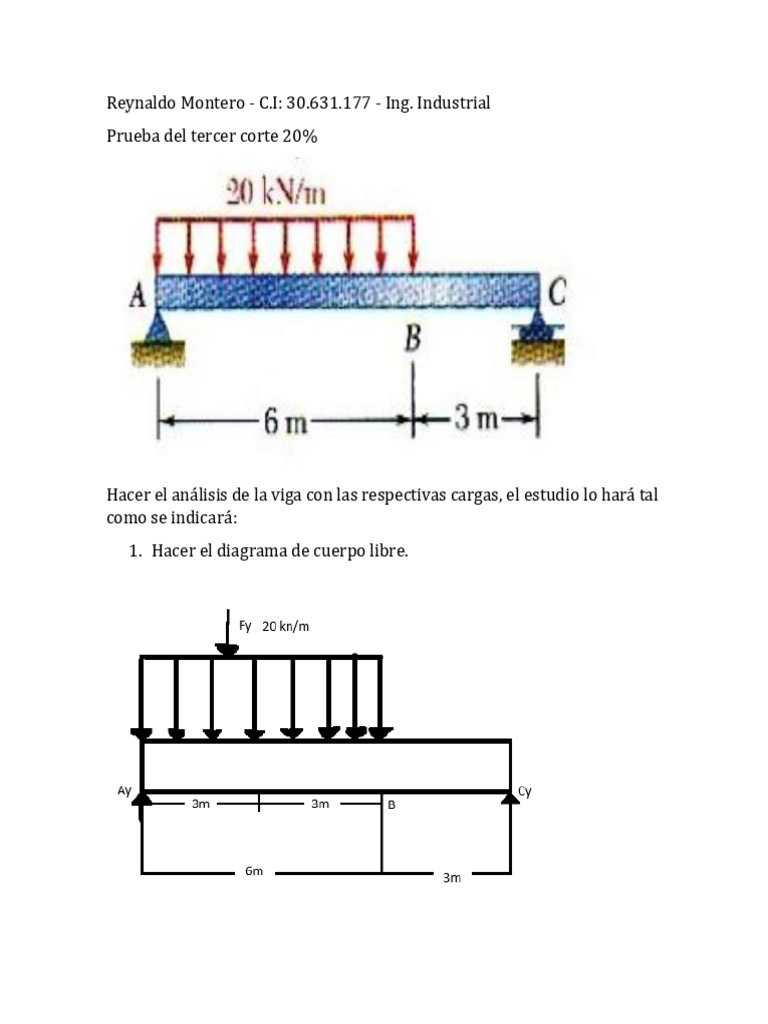 Reynaldo Montero - Prueba Del Tercer Corte 20% | PDF