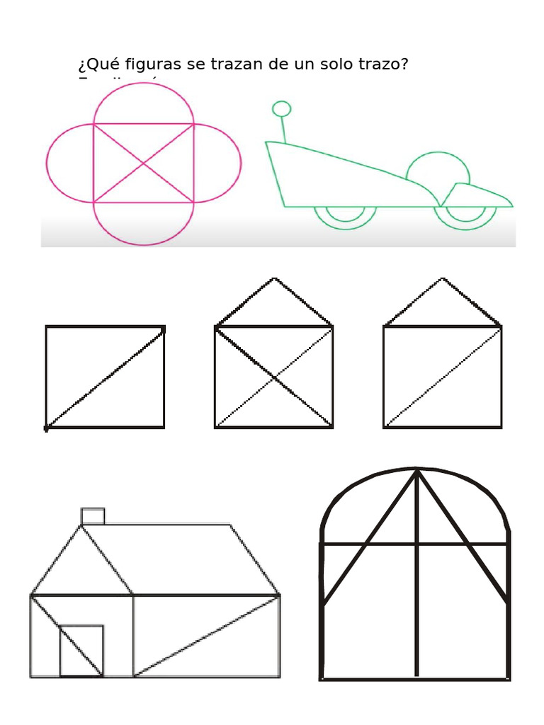 FIGURAS de Un Solo Trazo | PDF