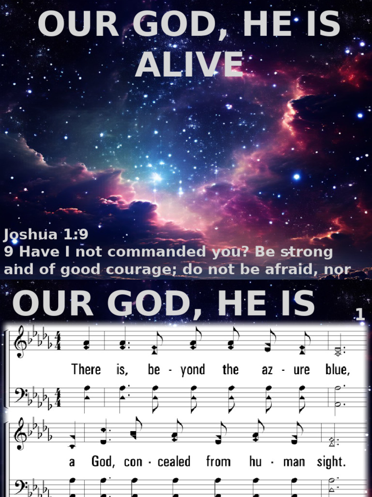Our God, He Is Alive | PDF