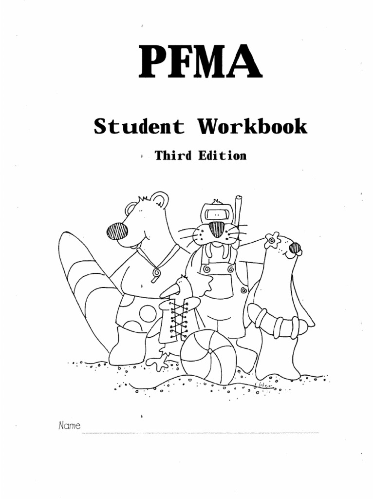 PFMA Student Workbook 3 Ed. | PDF