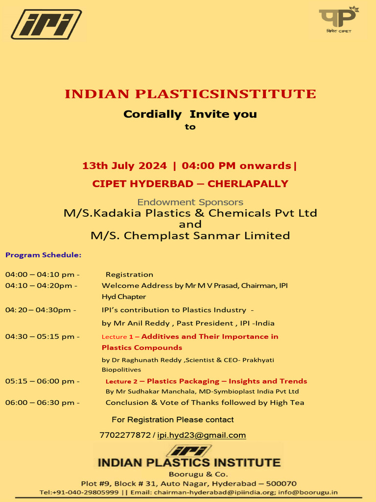 IPI Invitation v2 13th Jul24 | PDF