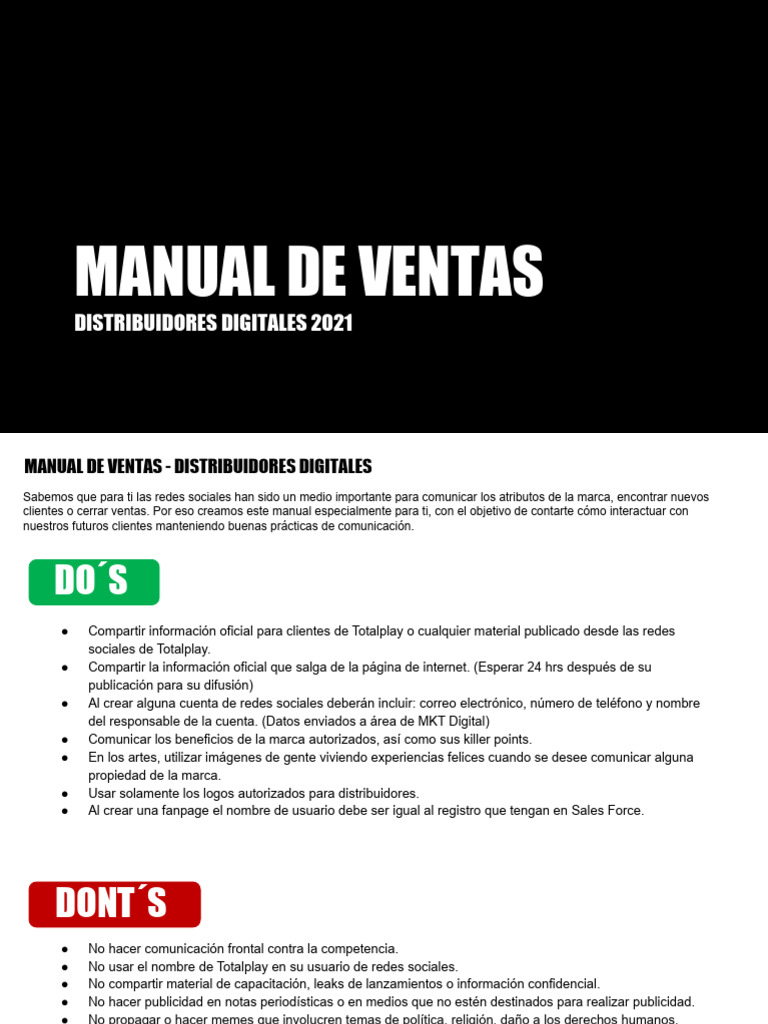 Manual de Ventas en Redes Sociales_22102020.Pptx (1) | PDF